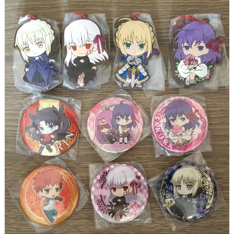 【日版/代理版 全新現貨 款式自選】 扭蛋 轉蛋 一番賞 fate fgo HF 劇場版 B賞 吊飾 C賞 徽章 | 蝦皮購物