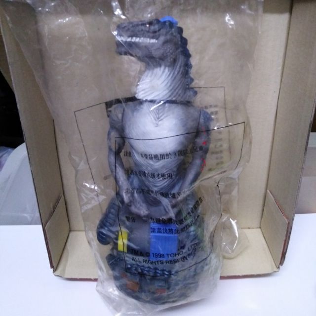 全新未拆封 1998年 肯德基KFC酷斯拉Godzilla公仔造型運動水壺 | 蝦皮購物