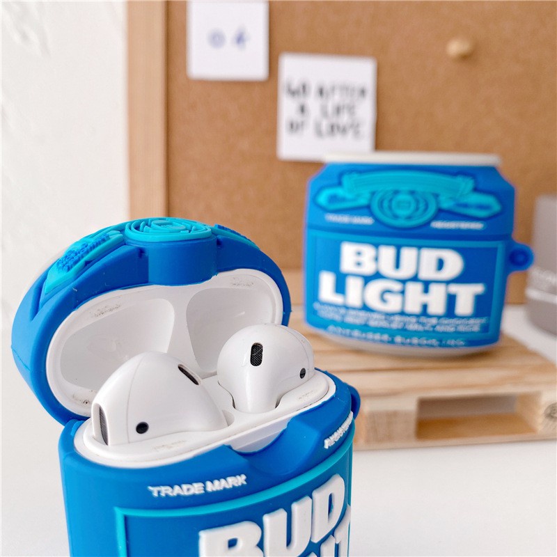 Airpods Pro Case 時尚 3D Bud 輕啤酒盒適用於 Airpods 1 2 3 Pro2 可愛無線藍牙 | 蝦皮購物