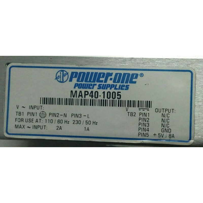 🌞二手現貨保固POWER-ONE 電源供應器 MAP40-1005 5V 8A開關電源40W POWER SUPPLY | 蝦皮購物