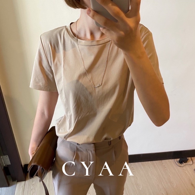 CYAA｜奢牌高端80支雙絲光棉短袖T🥇大尺碼M-2XL | 蝦皮購物