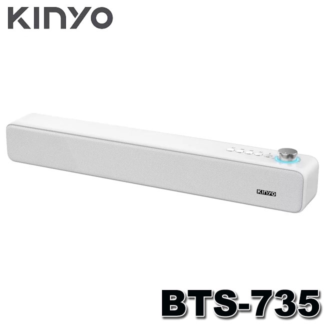 【MR3C】含稅附發票 KINYO金葉 BTS-735 雙聲道立體環繞藍牙音箱 藍牙喇叭 2色 | 蝦皮購物
