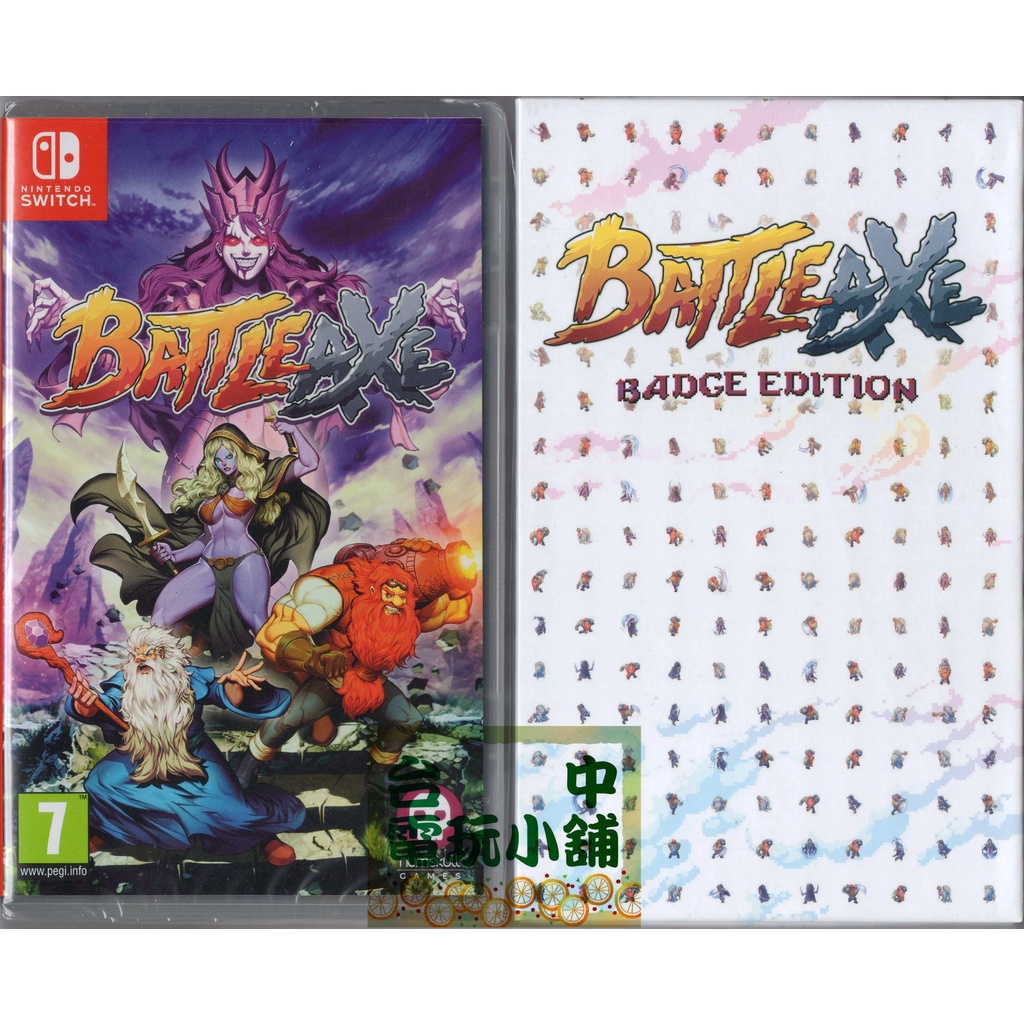 台中電玩小舖~NS原裝遊戲片~戰斧 徽章版 Battle Axe 中文版 ~1050 | 蝦皮購物