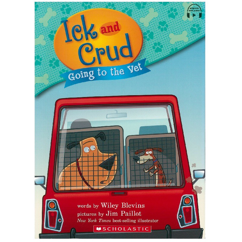Ick and Crud Book 3: Going to the Vet 附CD 兒童英文讀本 | 蝦皮購物