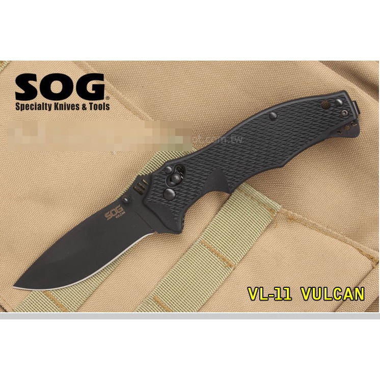 【angel 精品館 】SOG VL-11 M61 VULCAN-BLACK TINI 機動折刀 | 蝦皮購物