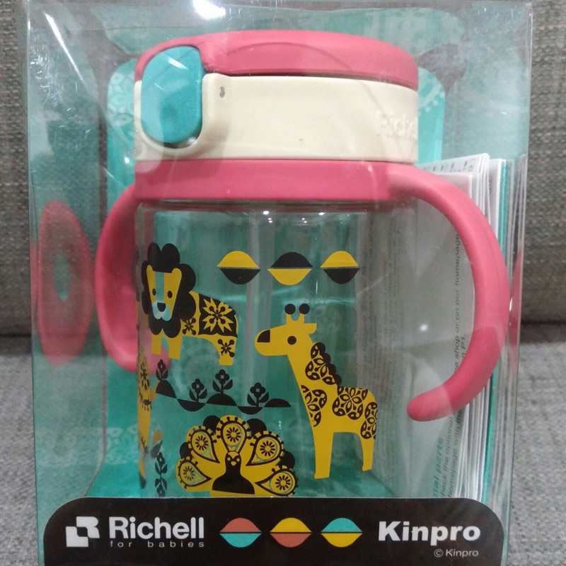 日本Richell利其爾-第二代 LC戶外吸管水杯/學習杯200ml (馬戲團) | 蝦皮購物