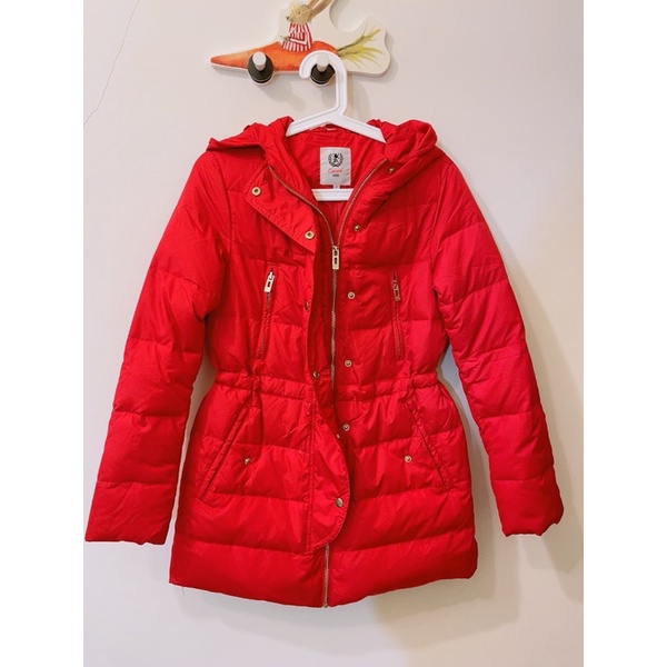 全新專櫃品牌 tonlion紅色縮腰連帽羽絨外套大衣 | 蝦皮購物
