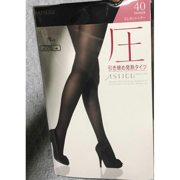 平井涼子*日本製 ATSUGI 壓 40D 天鵝絨 發熱 加壓 美腳褲襪 FP7440 | 蝦皮購物