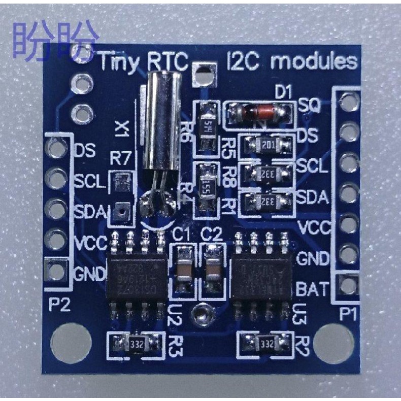 【盼盼19SP】DS1307 Tiny RTC I2C ( IIC ) 實時 時鐘模組Arduino專用單片機可 | 蝦皮購物