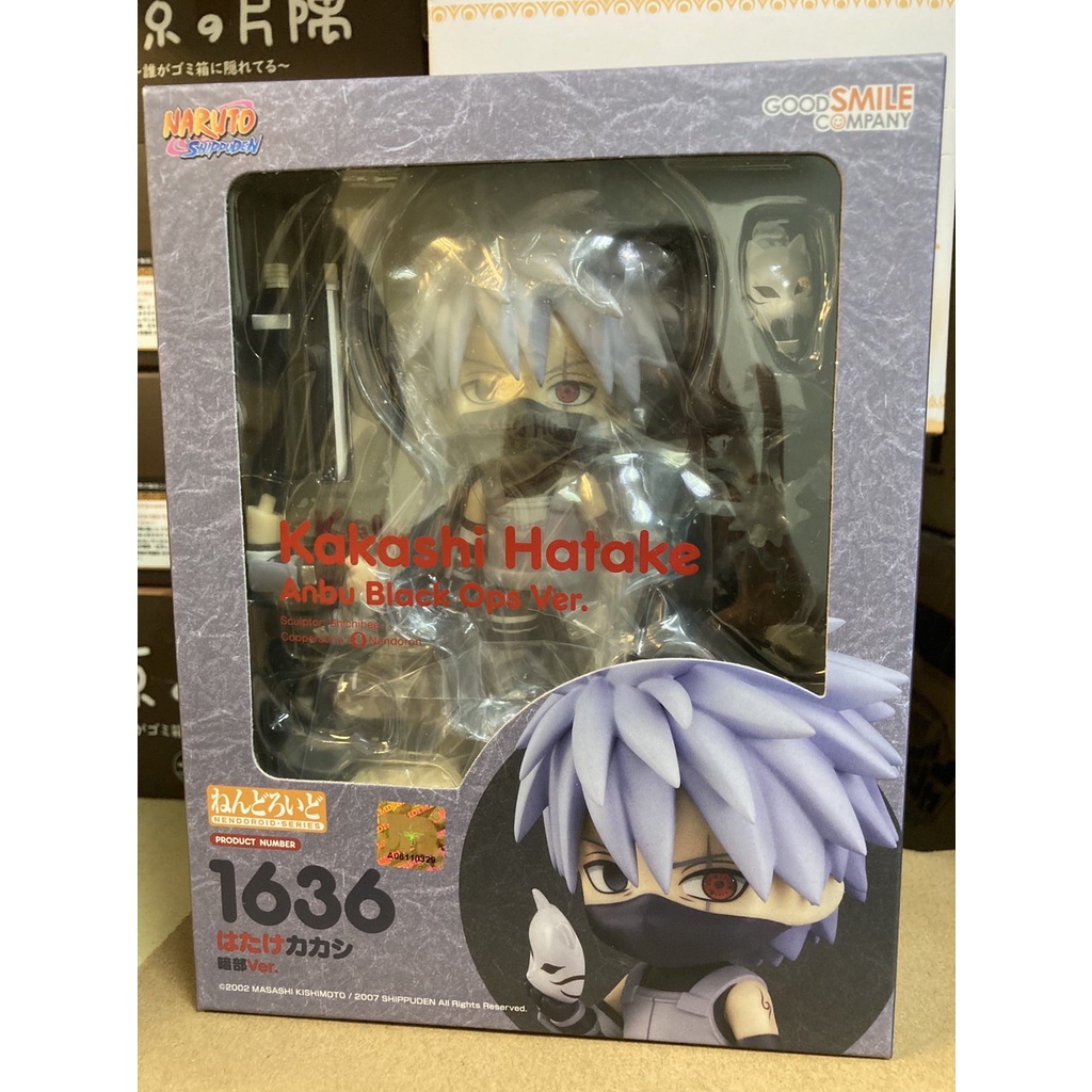 全新現貨 GSC Q版 黏土人 1636 火影忍者疾風傳 旗木卡卡西 暗部Ver. PVC可動完成品 | 蝦皮購物