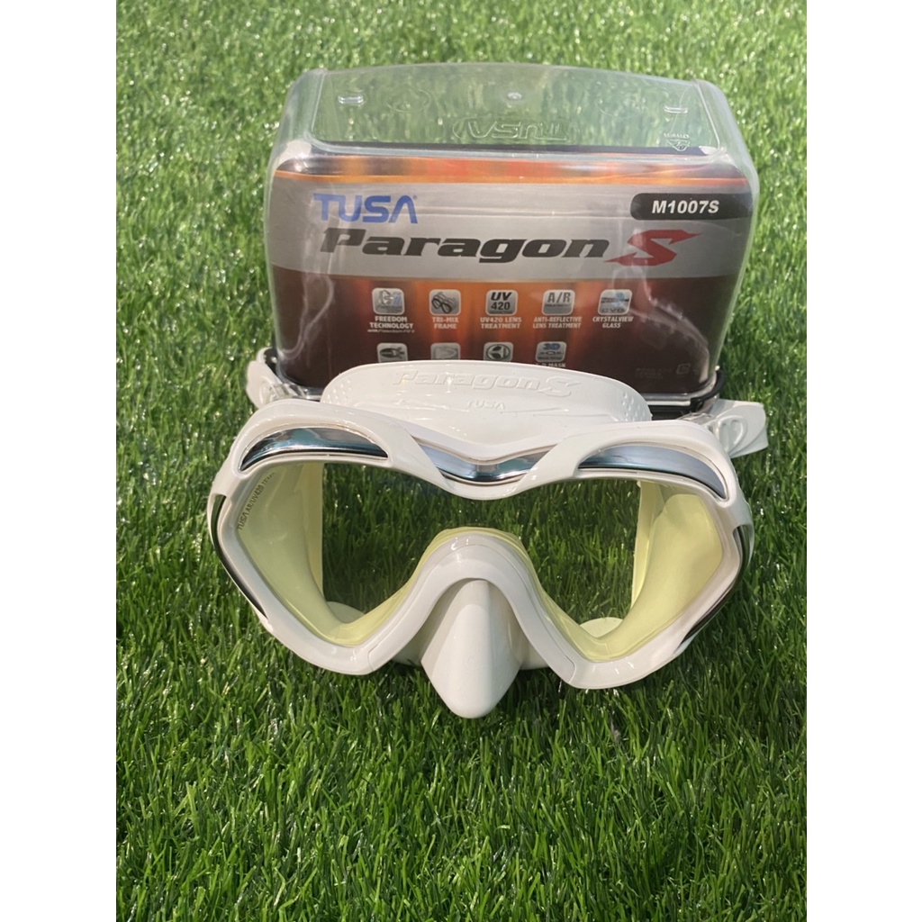 【島嶼潛水】TUSA ParagonS 抗UV 潛水 單面鏡 M-1007S 面鏡呼吸管套組 Paragon | 蝦皮購物