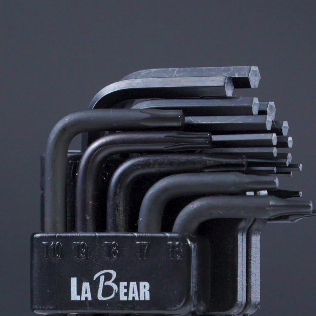 【LaBear】24件式 L型 精密扳手組 六角/星型扳手 迷你扳手 公制 英制 星型 短扳手組 | 蝦皮購物
