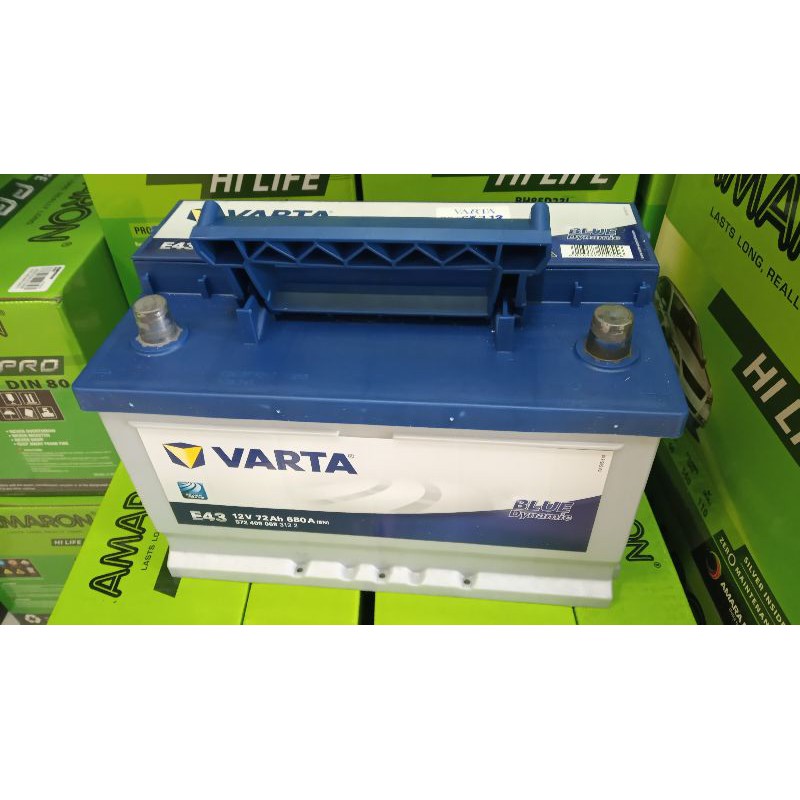 40年經銷商 華達 Varta E43 72ah focus kuga 福斯 柴油 golf mondeo chr | 蝦皮購物