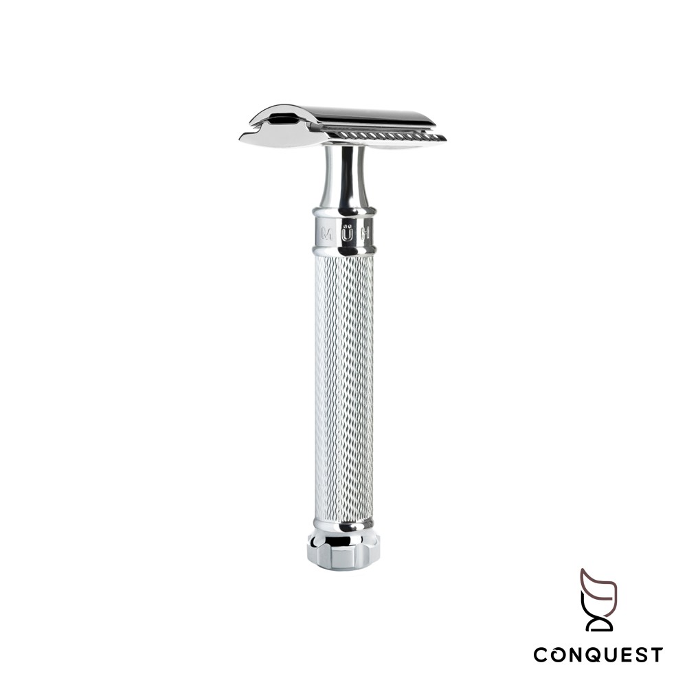 CONQUEST 】德國 MUHLE R89 TWIST 經典刮鬍刀 封閉式刀頭 傳統手動安全刮鬍刀 兩件式旋轉設計 | 蝦皮購物