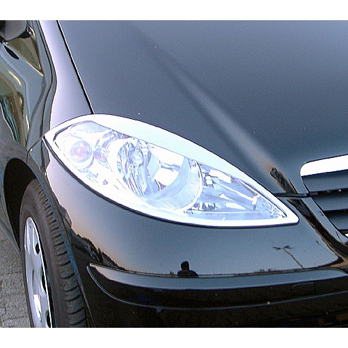 ~圓夢工廠~ Benz C169 A150 A160 A170 A180 2004-2011 鍍鉻前燈框 大燈框 頭燈框 | 蝦皮購物