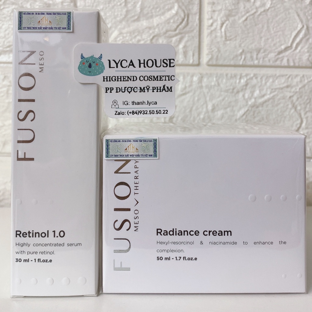 [LYCA] 現貨 在台 Fusion Retinol 1.0 30Ml / Radiance Cream 50ML | 蝦皮購物