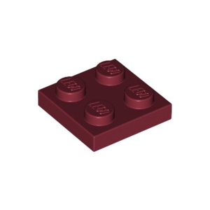 [樂磚庫] LEGO 3022 平板 基本型 深紅色 2x2 4163160 4585479 | 蝦皮購物