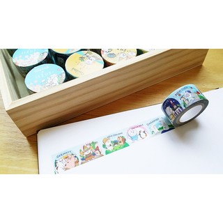 Qmono x 我是白吉 原創紙膠帶 vol.2 / 白吉遊世界 (QMT-JI07) | 蝦皮購物