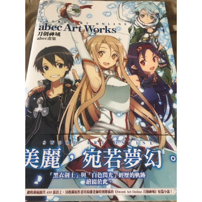 刀劍神域 Abec Art Works Abec畫集 二手書九成新 台版 Sword Art Online 蝦皮購物
