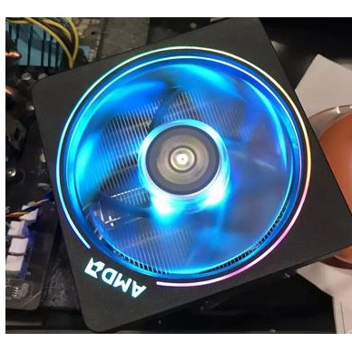 AMD 原廠 搭機散熱風扇 2700X Wraith Prism / Wraith Max 幽靈散熱器 RGB風扇 | 蝦皮購物