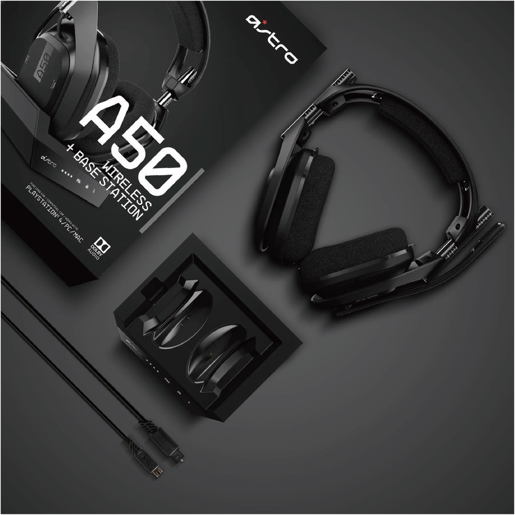 羅技 ASTRO A50無線電競耳機麥克風/無線基座控制臺 | 蝦皮購物
