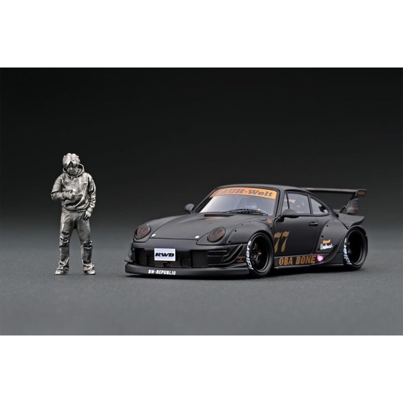 最後一台 日本官網限定ignition model 1/43 RWB 993 Matte Black OBA BONE | 蝦皮購物