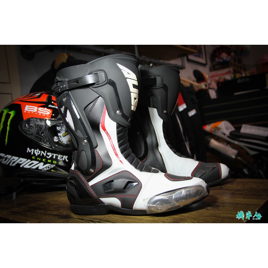【機車人】AUGI AR1 RACING BOOT 戰鬥車靴｜騎士車靴｜全龍骨車靴｜騎士防摔鞋｜賽道車靴｜競技車靴 | 蝦皮購物