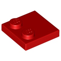 正版樂高LEGO零件(全新)-33909 6219819 平板 單邊顆粒 2x2 紅色 | 蝦皮購物