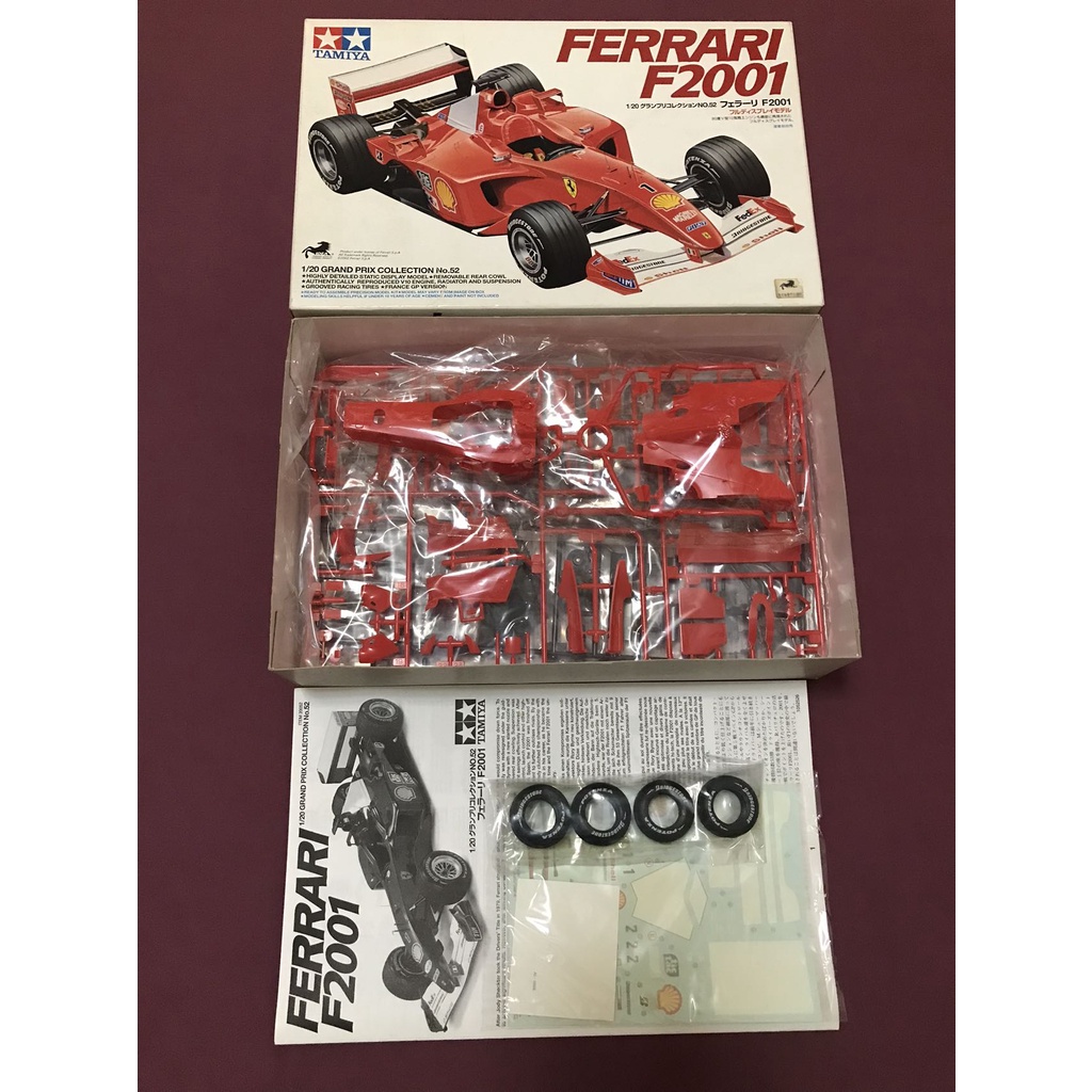 TAMIYA 田宮模型 20052 FERRARI F2001 法拉利 F2001 1/20 | 蝦皮購物