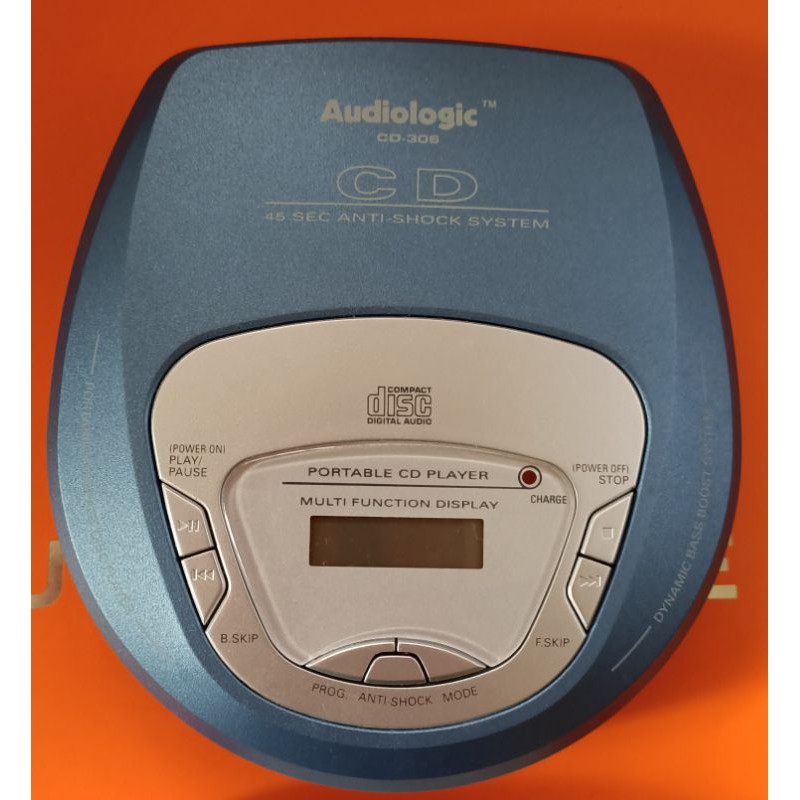 NO：215# 美國Audiologic/奧杰 便攜式 CD機 隨身聽 CD播放機 支持英語光盤 | 蝦皮購物