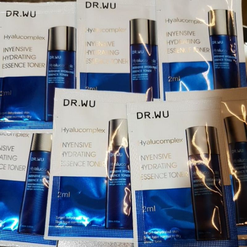 DR.WU 玻尿酸保濕精華化妝水2ml/玻尿酸保濕精華乳2ml/杏仁酸毛孔緊緻化妝水2ml/超逆齡緊緻精華露2ml | 蝦皮購物