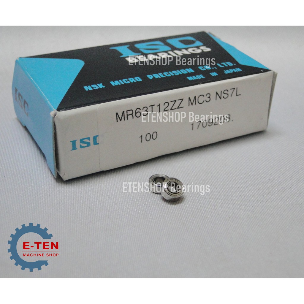 (培林達人/EtenShop)日牌ISC原裝微型軸承，MR63ZZ，3*6*2.5、3X6X2.5，專業、正品的供應者 | 蝦皮購物