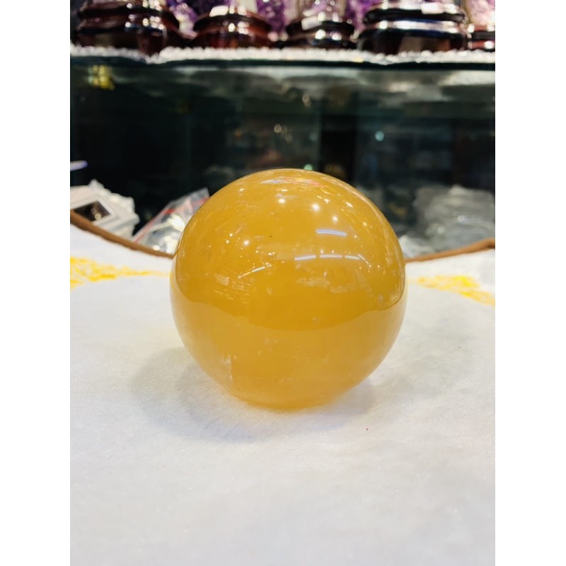 🔥禮慈藝品🔥黃冰晶球 黃水晶球 黃冰洲石 黃冰晶#避邪擋煞#招財#天然玉石#絕無造假 | 蝦皮購物
