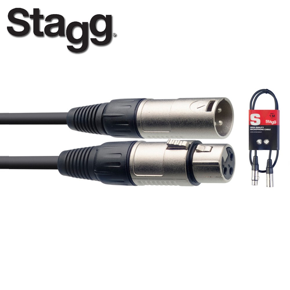 【Stagg比利時品牌】S系列 SMC1 麥克風導線 1M | 蝦皮購物