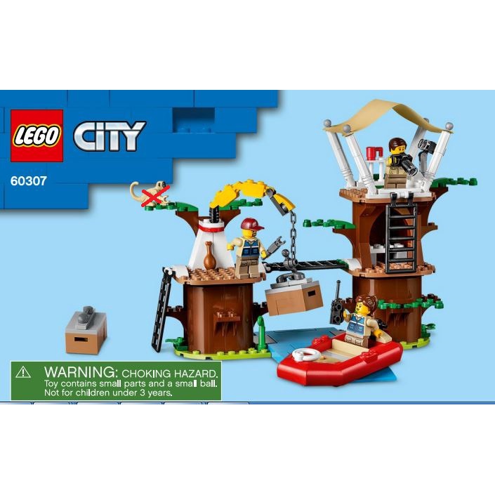 LEGO 60307 場景 建築物 樹屋 帳篷 釣具 溪流 單眼相機 露營 拆售 | 蝦皮購物