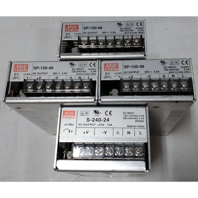 🌞 S SP-240-24 150-48 電源供應器 MW 明緯 24V 10A。48V 3.2A 入110/220V | 蝦皮購物