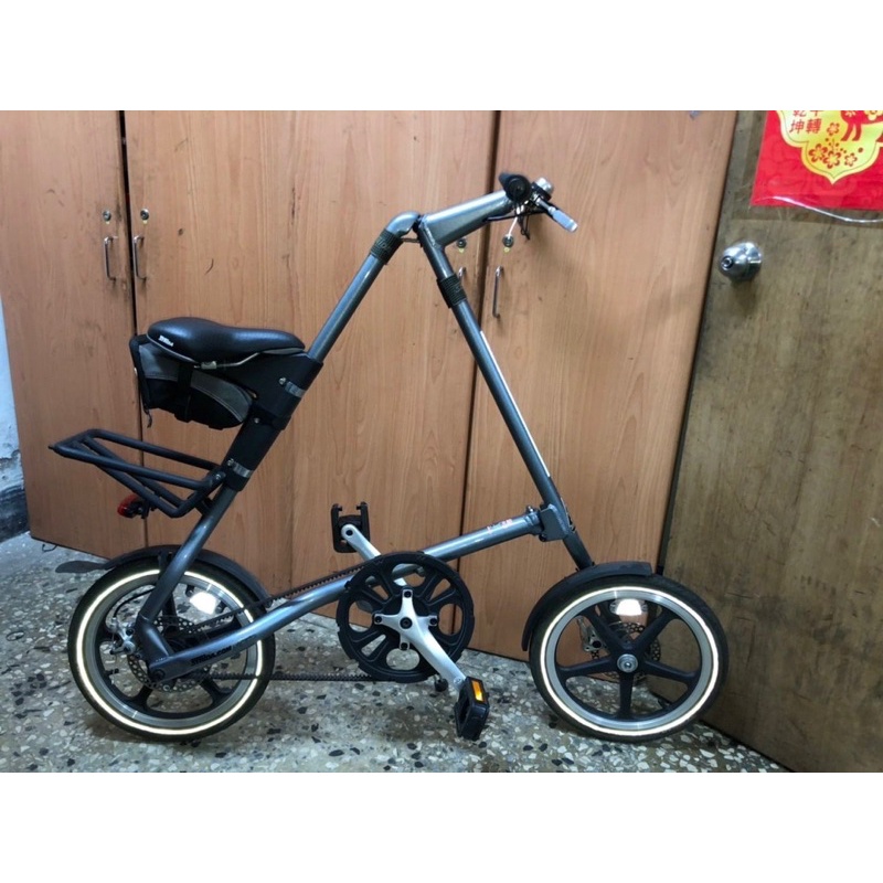 「免運」英國速立達 STRiDA LT 16吋 碟剎/皮帶傳動/折疊後可推行/三角形單車 | 蝦皮購物
