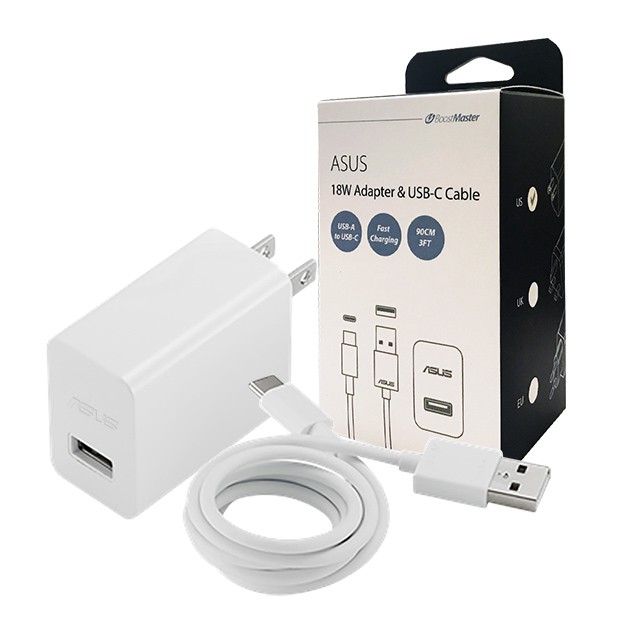 【當天寄出】華碩 ASUS 18W 9V 2A +Type-C線 快速 原廠快充組 旅充 充電器 | 蝦皮購物