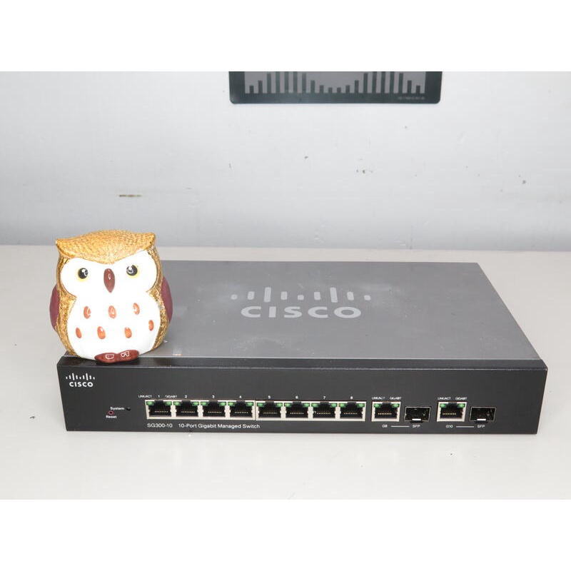 Cisco SG300-10 10-Port Gigabit Managed Switch+變壓器 | 蝦皮購物