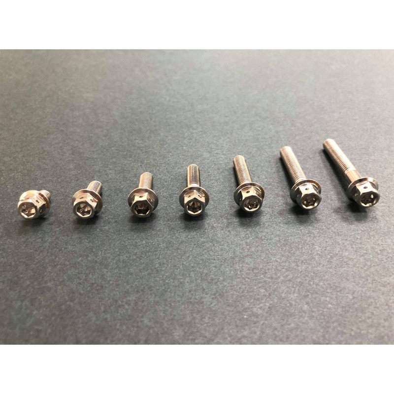 【King Motor】POSH白鐵螺絲 內外六角M6系列 白鐵螺絲 白鐵304 燒鈦 鍍鈦螺絲 M6鈦螺絲 不鏽鋼 | 蝦皮購物