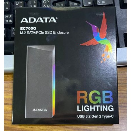 點子電腦-北投@威剛 ADATA EC700G M.2 PCIe/SATA RGB 固態硬碟外接盒1150元 | 蝦皮購物