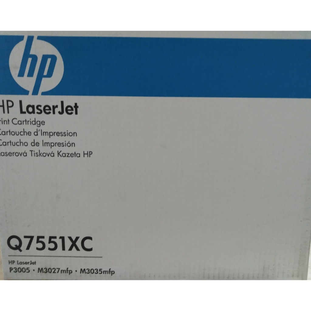 大降價HP Q7551XC 原廠HP全新黑色高容量碳粉全新未拆封賣 2200未稅 | 蝦皮購物