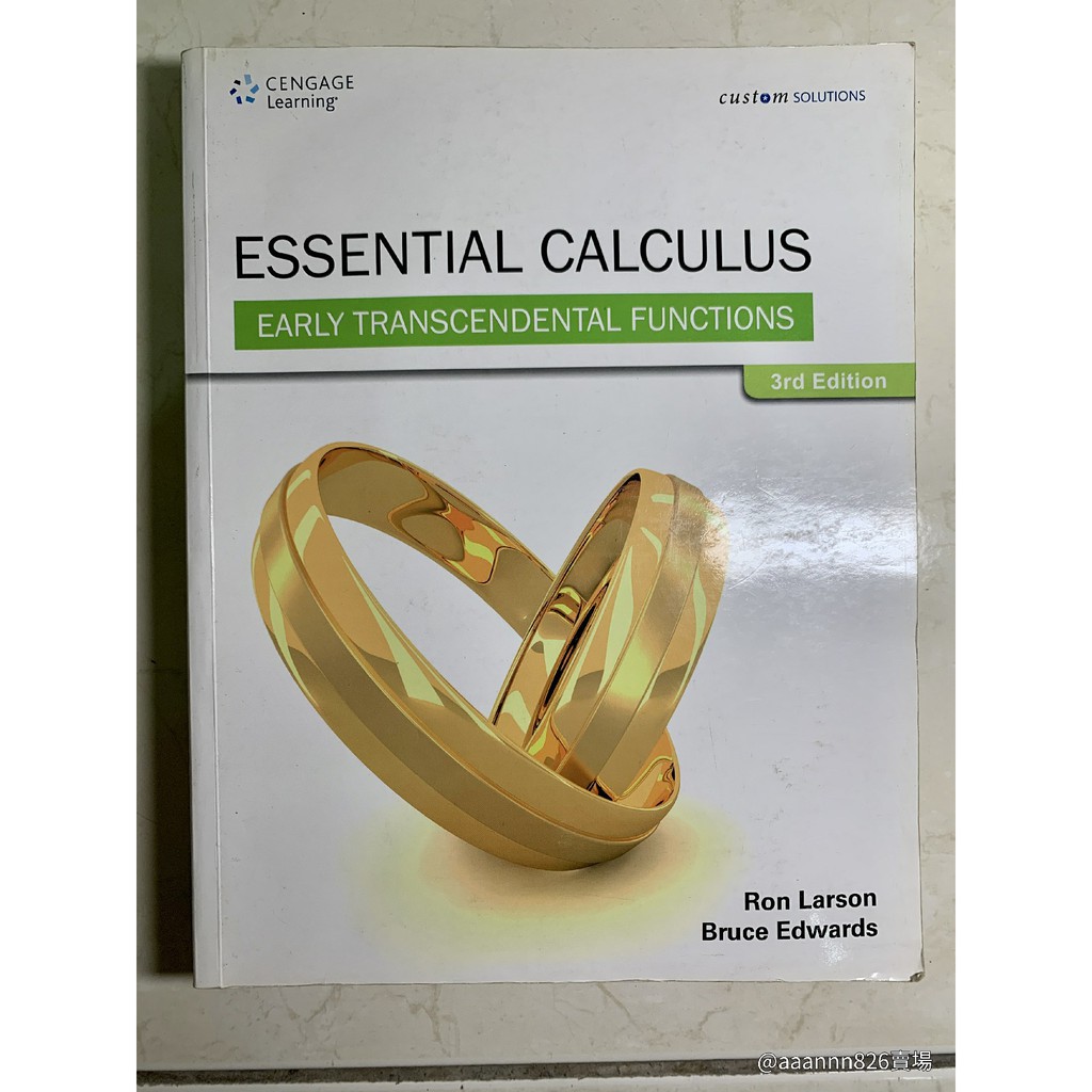 [二手書]Essential Calculus, 3rd edition | 蝦皮購物