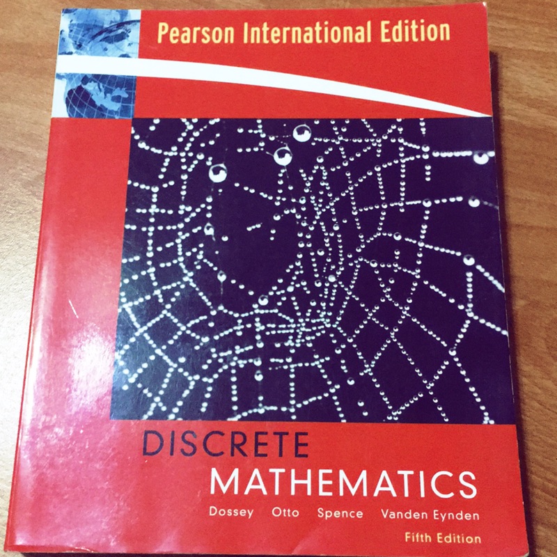Discrete Mathematics 5/E Dossey Otto Spence Vanden Eynden 離散 | 蝦皮購物