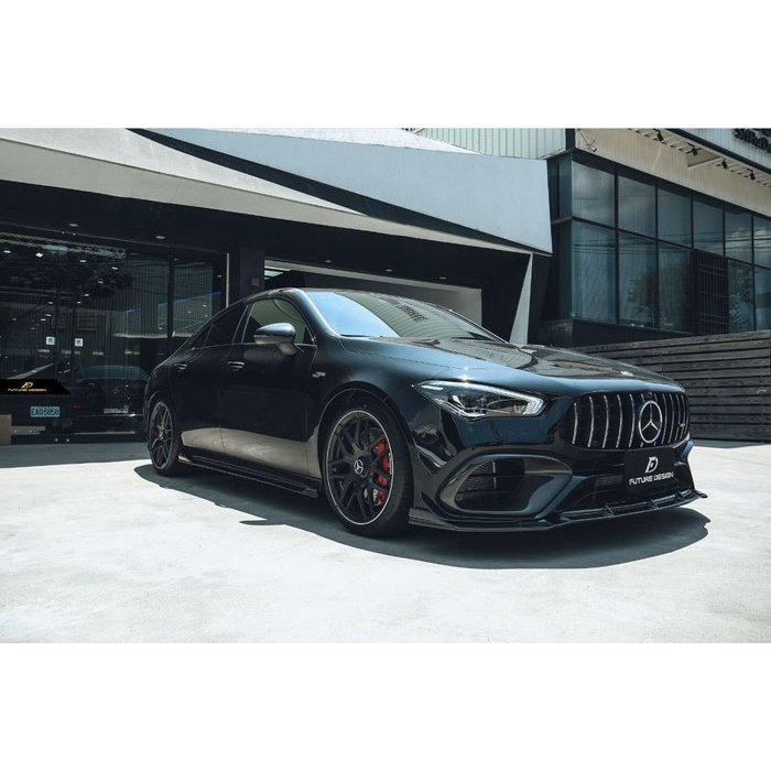 【Future_Design】C118 W118 CLA45 專用 FD 品牌 GT 高品質 碳纖維 卡夢 前下巴 現貨 | 蝦皮購物