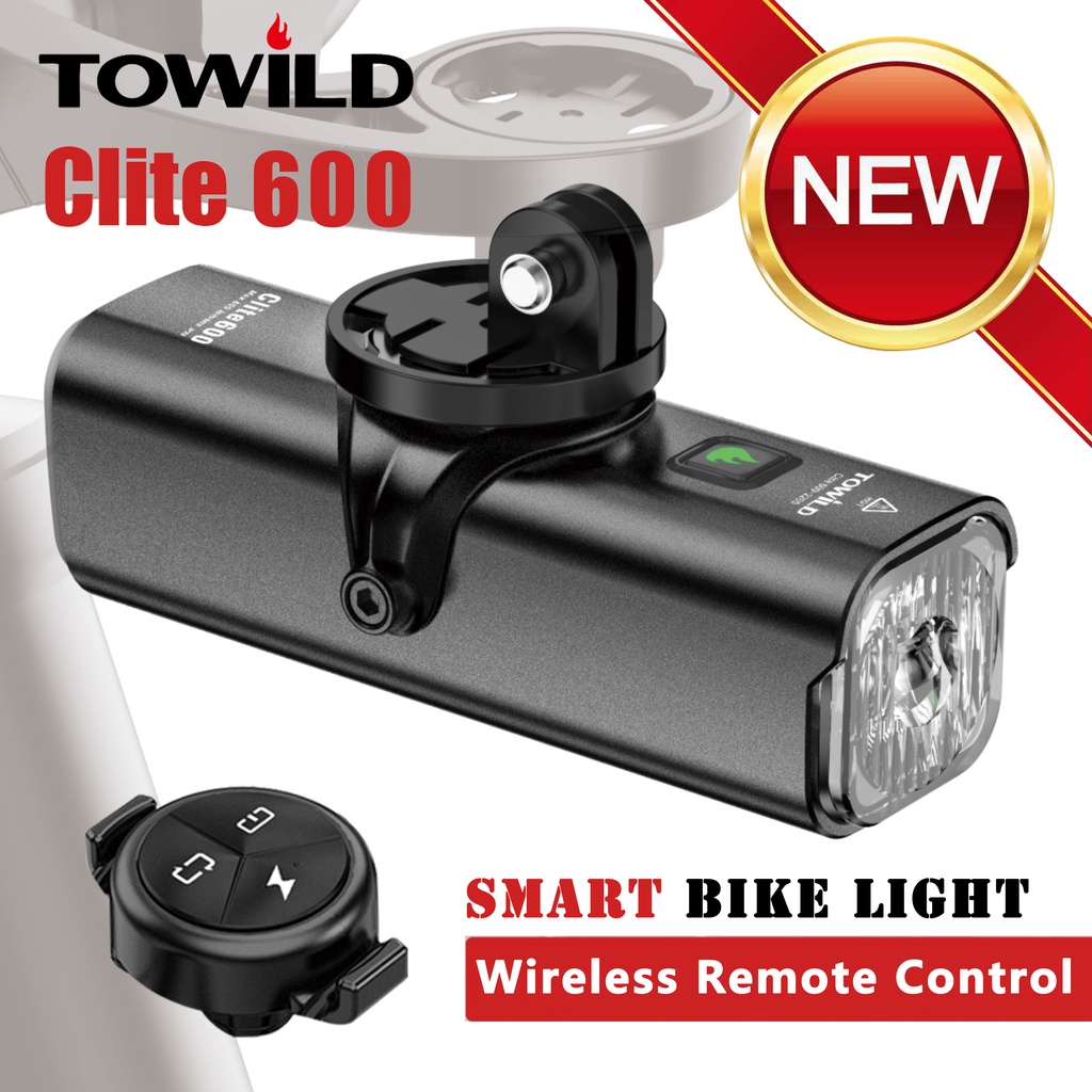 Towild CL600 LM 自行車燈前燈 USB 可充電 LED 18650 2000mAh 防眩光自行車燈防水大燈 | 蝦皮購物