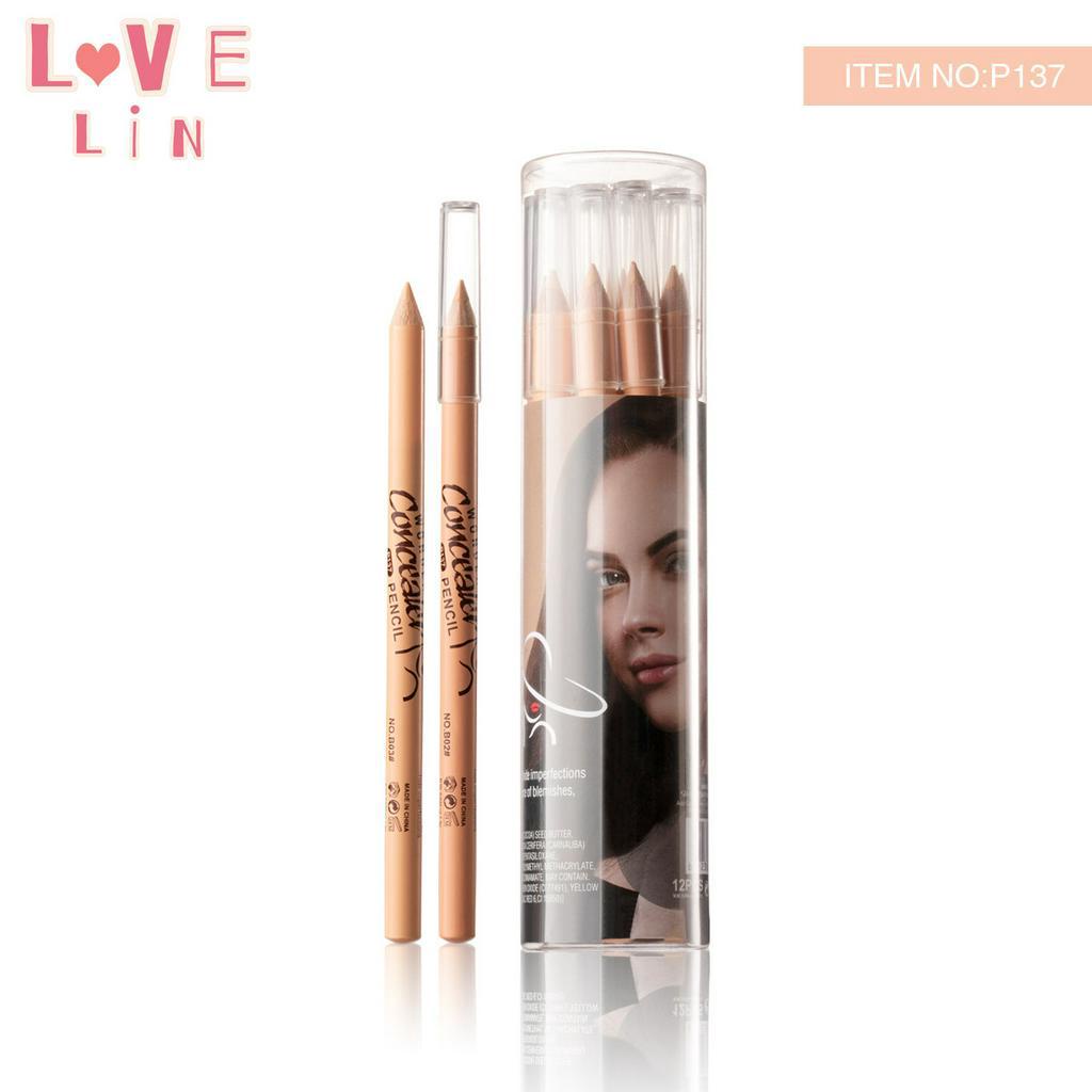 【Lovelin】遮瑕遮斑筆蓋斑鉛筆膚色遮瑕3色可選 | 蝦皮購物