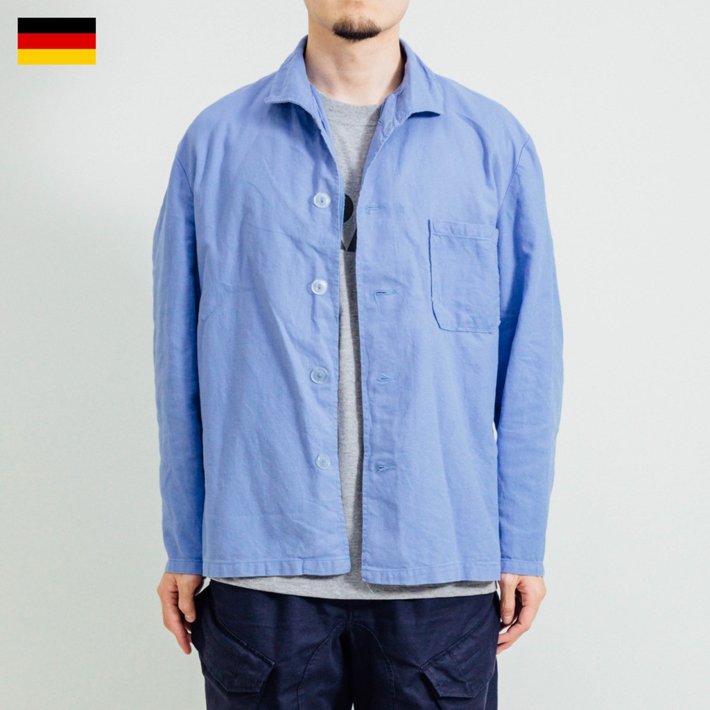 德軍公發 天藍棉質薄外套 German Army Sleep shirt 德軍睡衣 | 蝦皮購物