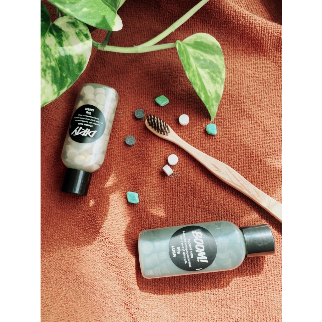 LUSH Toothy tab 天然粒狀牙膏/ Mouthwash Tab天然漱口粒 (預購) | 蝦皮購物