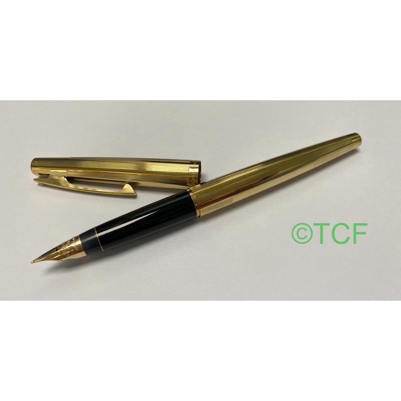 空運! 美國製 Lady Sheaffer Stylist 西華鋼筆 包金筆桿筆蓋14K勝利尖 Triumph Nib | 蝦皮購物